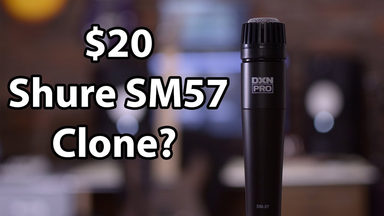 $20 Shure SM57 Clone for Metal Guitars? | DXN Pro DM57 - YouTube