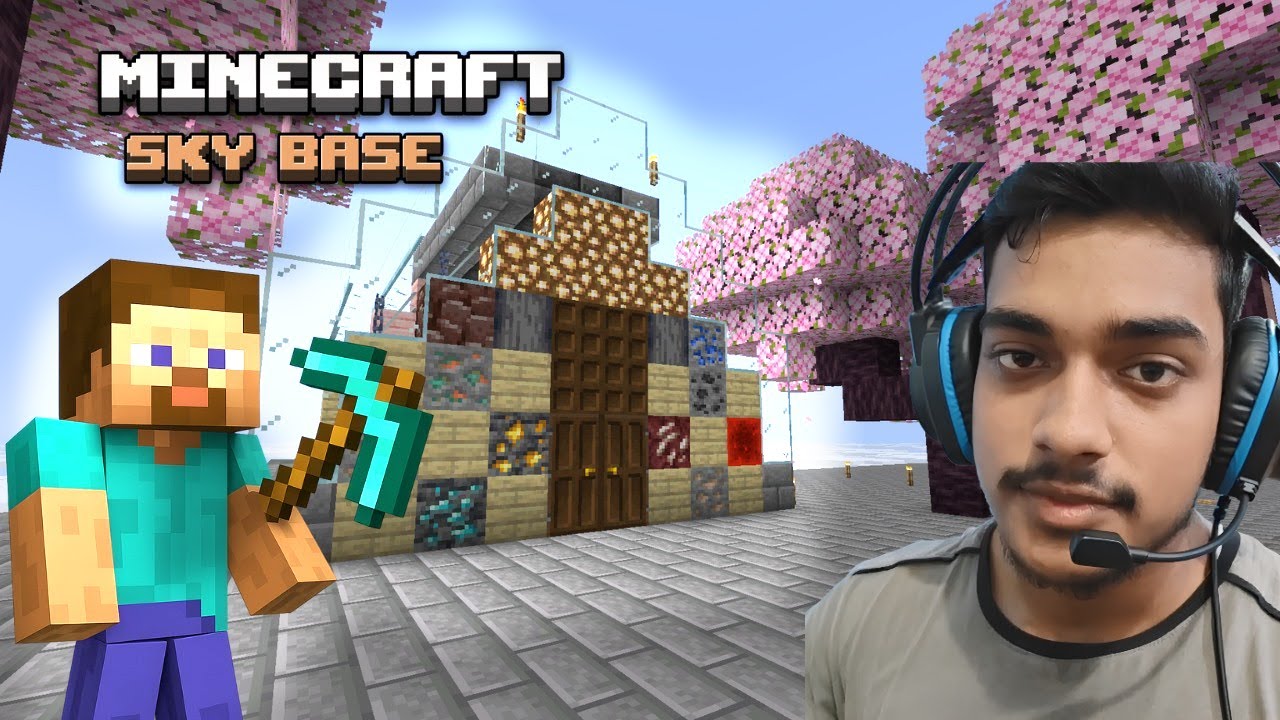 Minecraft Sky Base - Day 1 - YouTube