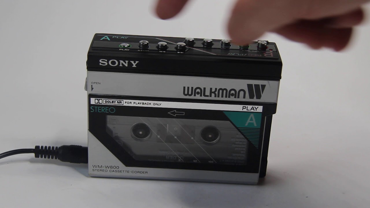 Sony Walkman WM-W800 - YouTube