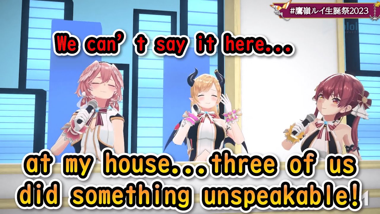 Choco, Senchou and Lui Did Something Unspeakable [Hololive] [Houshou ...