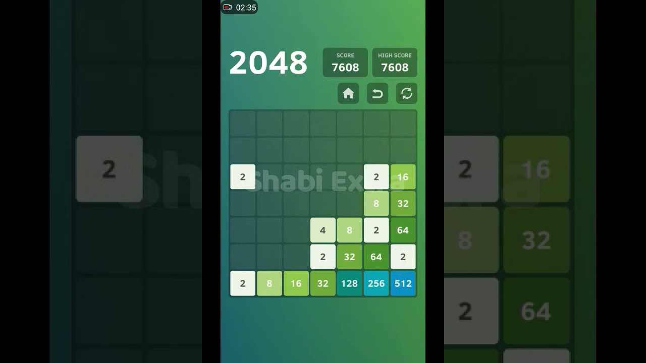 2048 Endless Mode 7x7 Part-1 | Raw Footage | Shabi Extra - YouTube