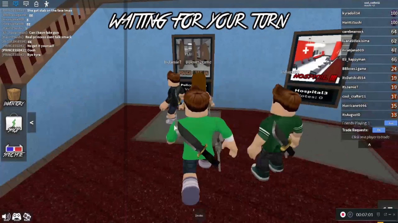 I've been shot!!!! roblox murder mystery - YouTube