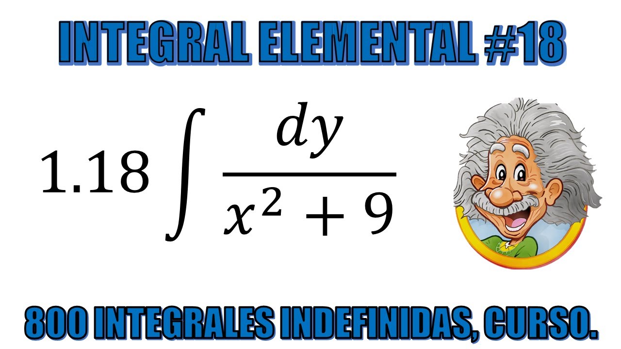 #18 integral de dy/raíz(x^2+9) integral por tabla o formula (800 ...
