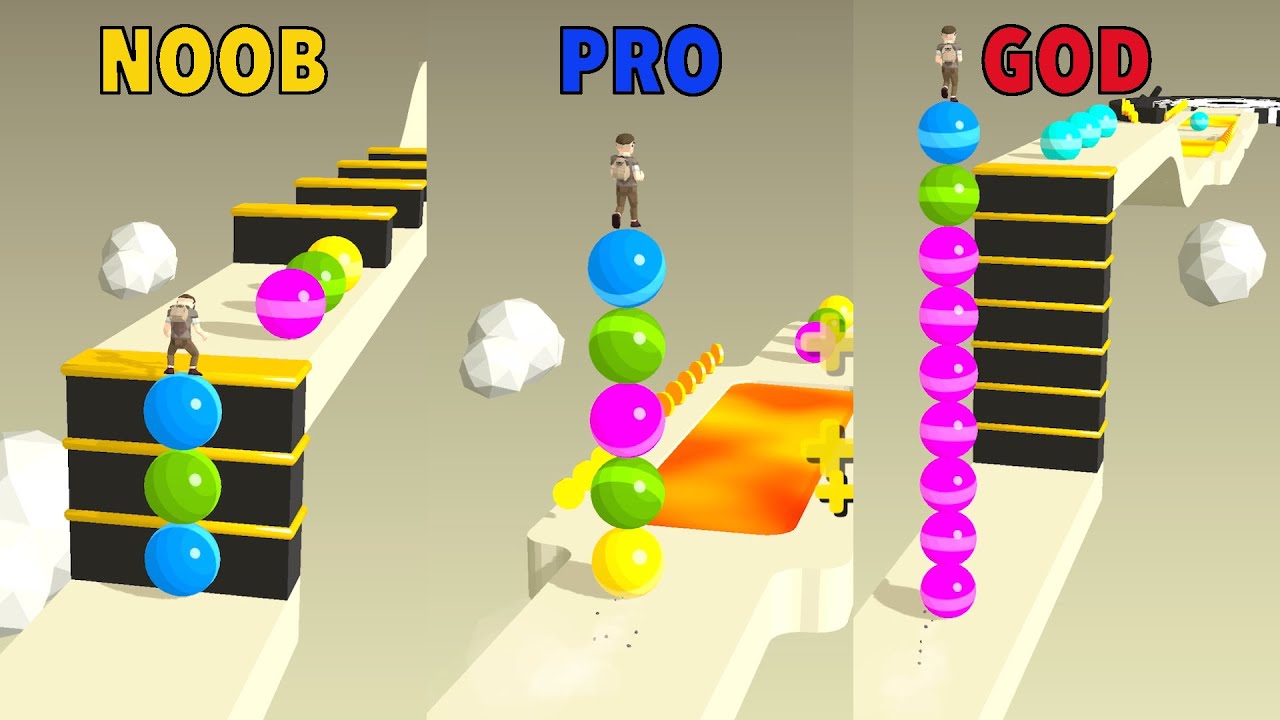 From Noob to Pro in Stack Rider in level 2246, how far can you get? - YouTube