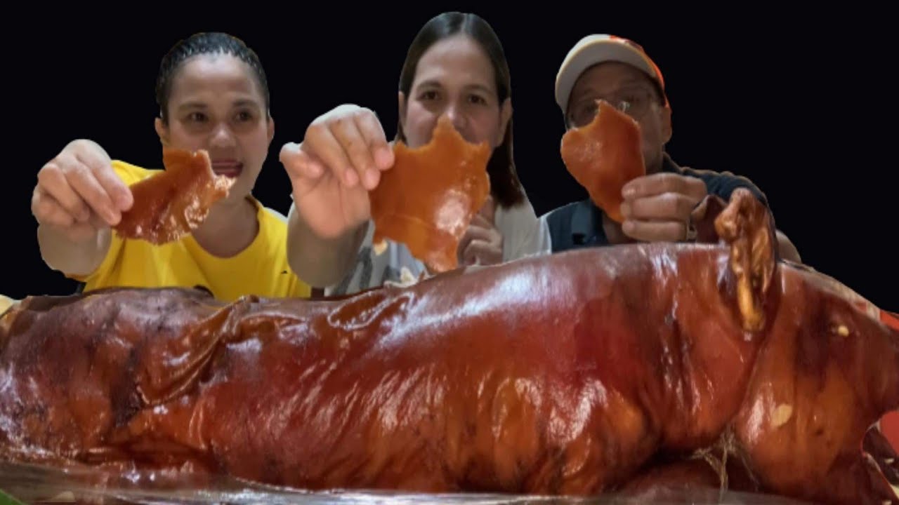 CEBU BEST LECHON | LECHON MUKBANG | FILIPINO FOOD | 2nd Online ...