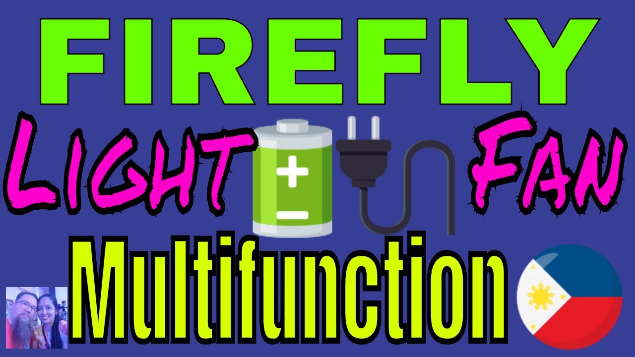 FIREFLY Multifunction Fan | Unboxing of This Rechargeable Fan ...