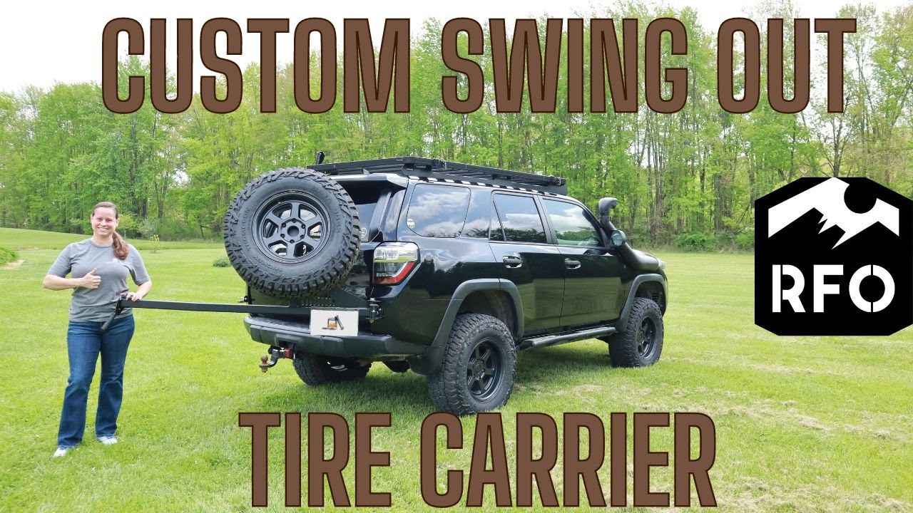 Custom 5th Gen 4Runner Swing Out w/ Tire Carrier by Ross Fab Offroad ...