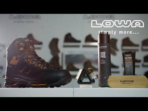 So pflegen Sie Ihre LOWA-Outdoorschuhe richtig