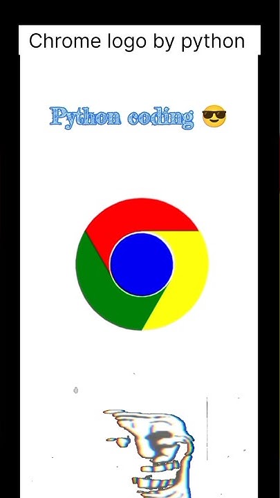 😎chrome Logo By Python Coding Python Shorts Ytshorts Viral Python Programming