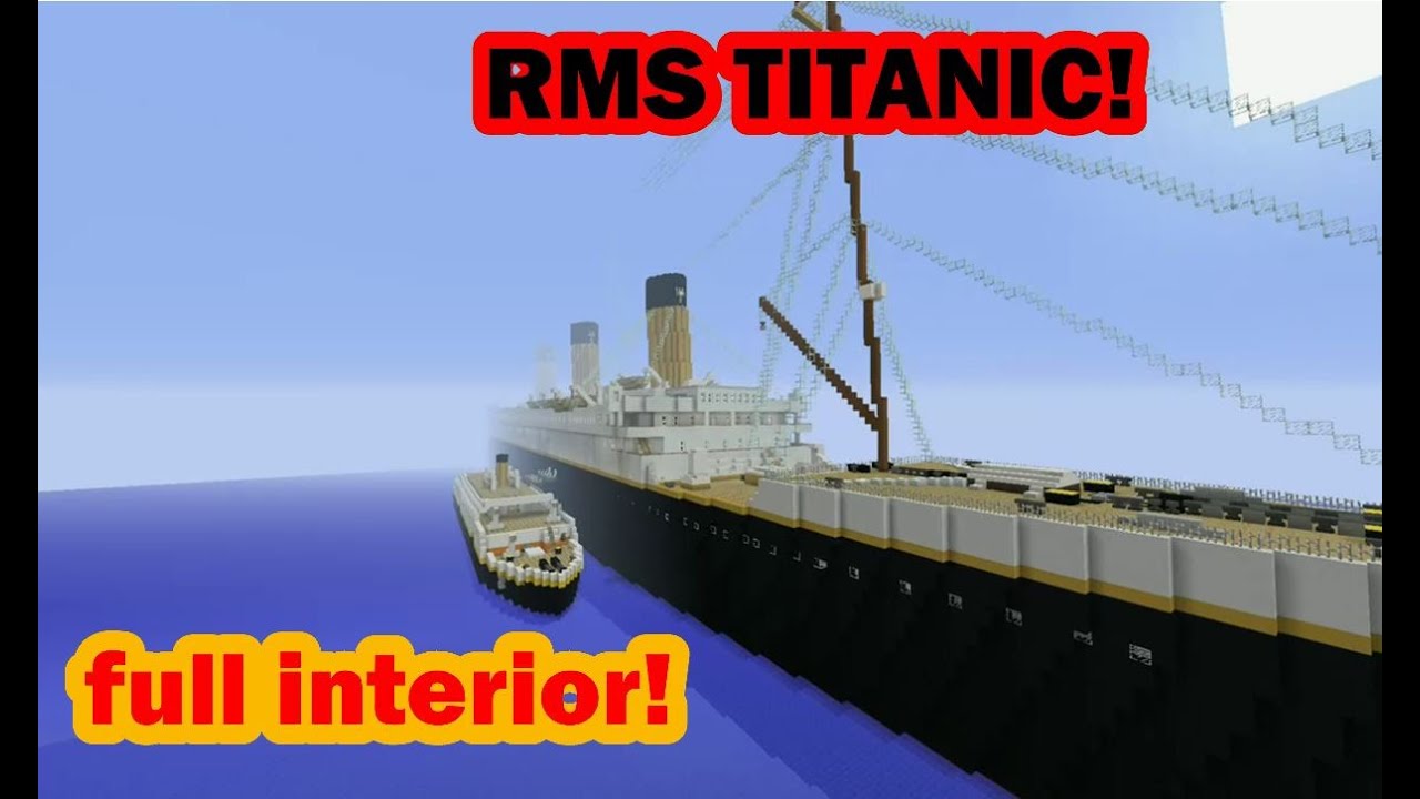 Minecraft Titanic | full tour, including interior - YouTube
