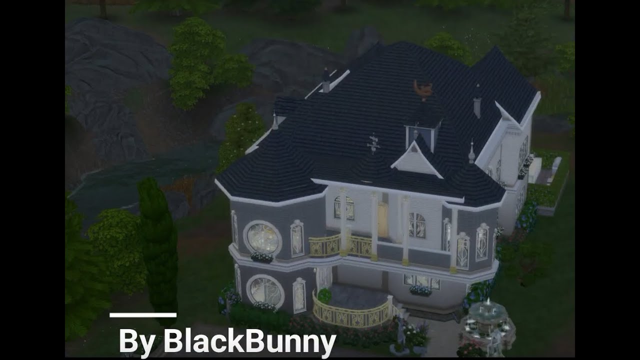 The sims 4-Speed Build-spellcaster family house.30x20(NO CC) - YouTube
