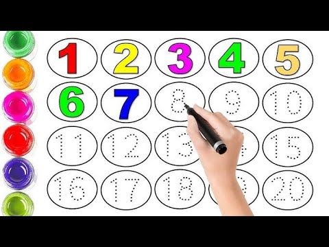 learning 12345 for kids, kids learning, counting 1to20, 1234,12345,atoz ...