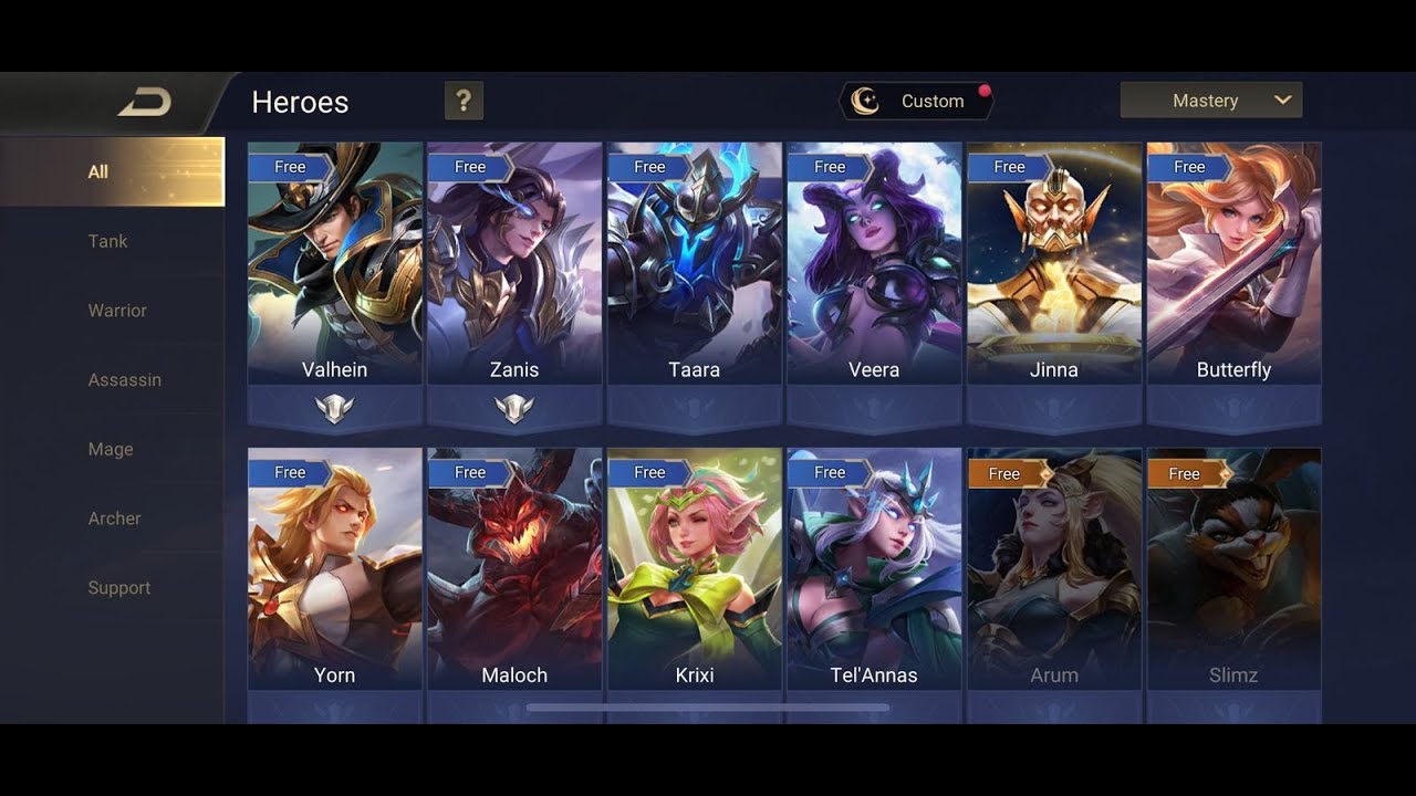 all hero aov and skin - YouTube