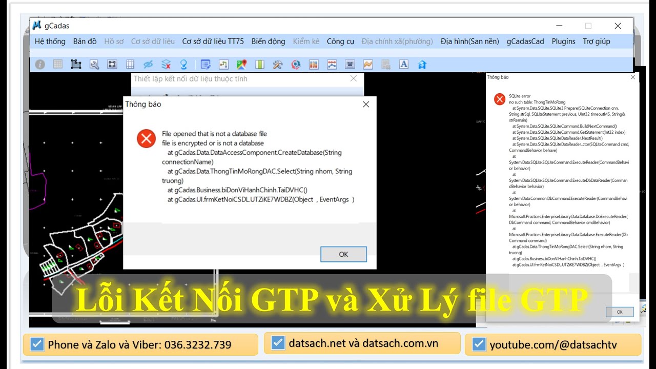 ♥️ 40. Lỗi Kết Nối GTP và Cách Xử Lý file GTP trong ứng dụng gCadas ...