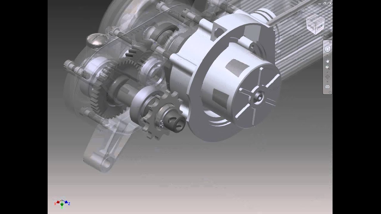 Babetta motor működése - YouTube