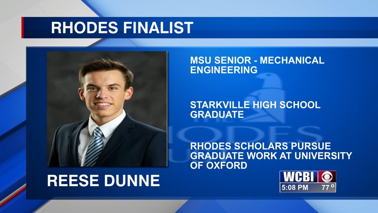 MSU student, Reese Dunne, chosen as finalist for Rhodes Scholarship ...