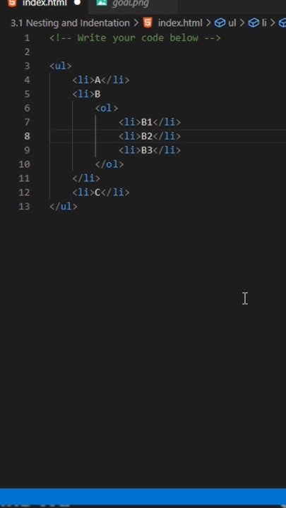 Nesting and Indentation in HTML - YouTube