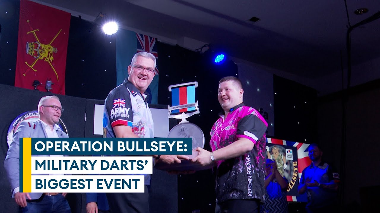 Professional and military darts players compete in thrilling inaugural ...