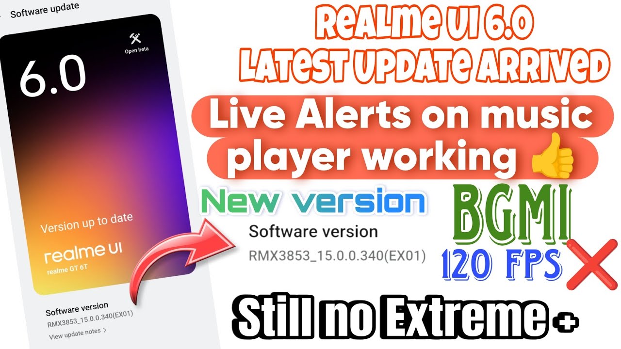 Realme UI 6.0 Latest update | Dynamic Islands working 👍 | No 120 fps in ...