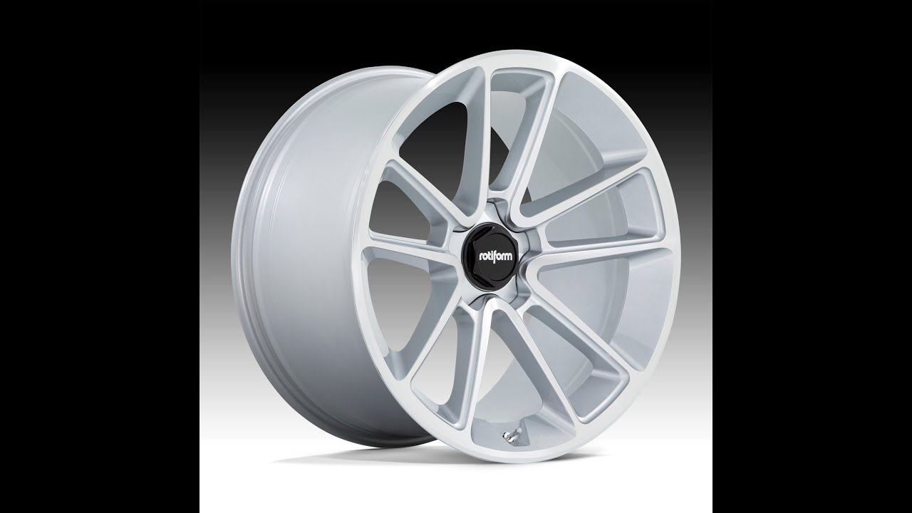 Rotiform BTL R192 Machined Silver Custom Wheel - YouTube