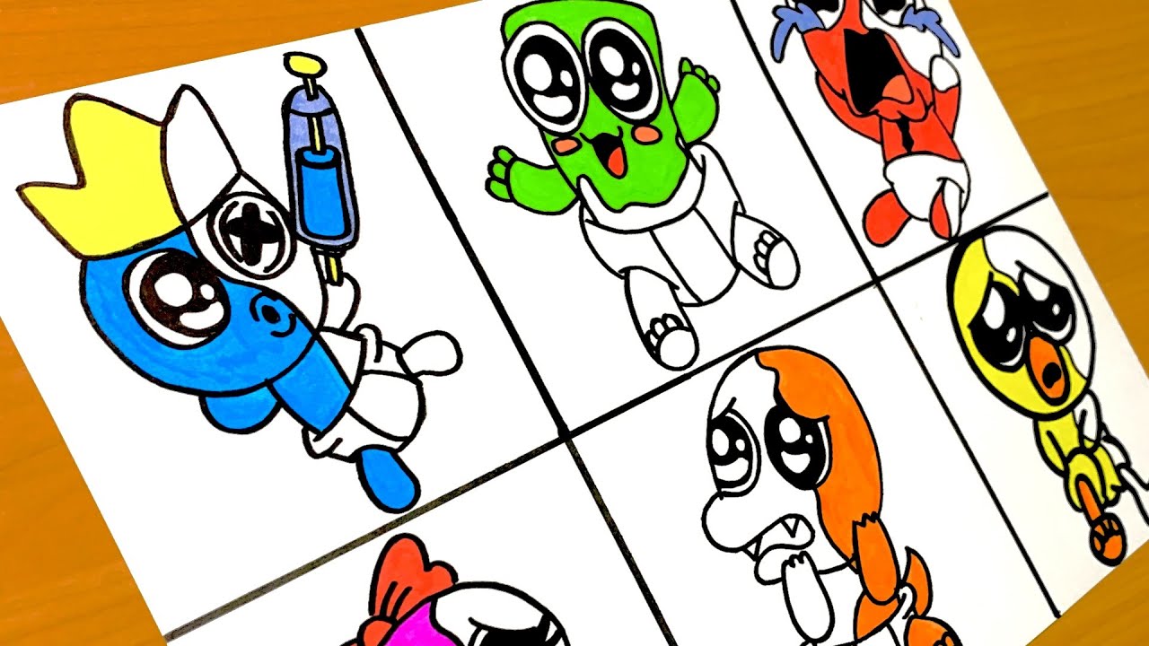 DRAWING RAINBOW FRIENDS BABIES, But the COLORS are MISSING?! - YouTube