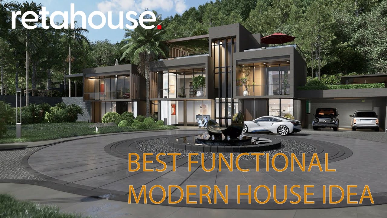 Luxury, Sustainable and Functional House Designs by retahouse - YouTube