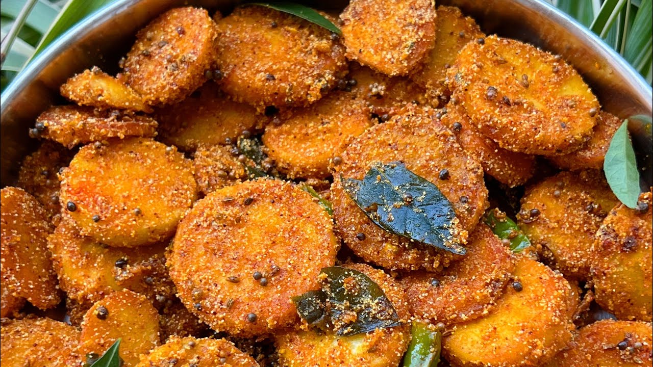 Arbi Fry | Crispy Arbi Fry | Roasted Arbi | Taro root fry |Fried ...
