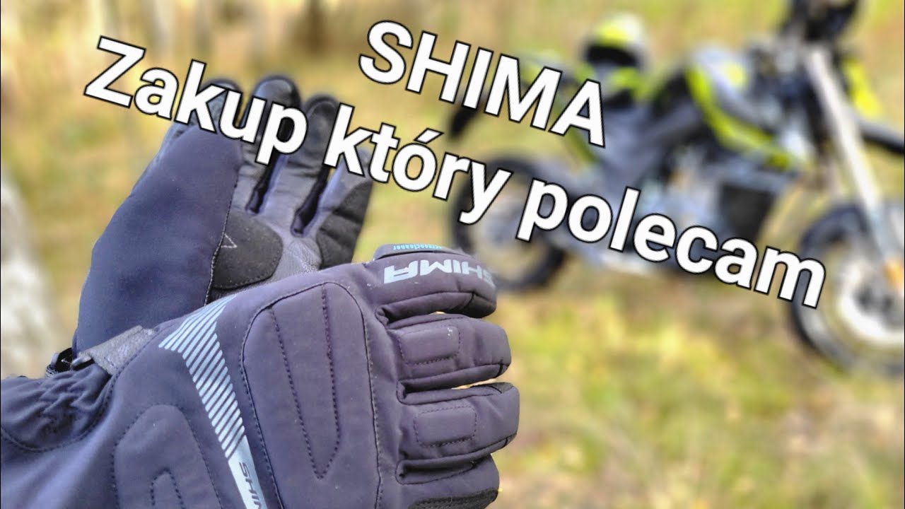 Rękawice Shima touring dry mój zakup i opinia. @RONIN - YouTube