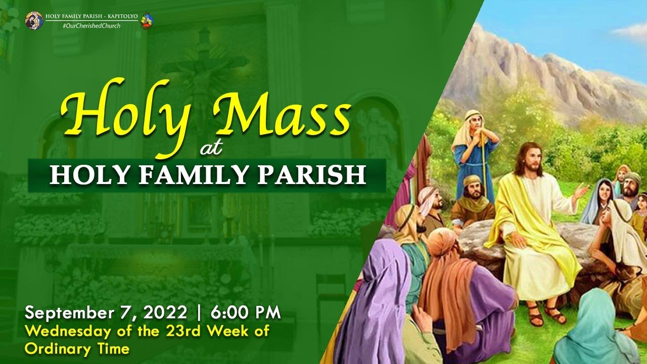 LIVE: Wednesday of the 23rd Week in Ordinary Time - YouTube