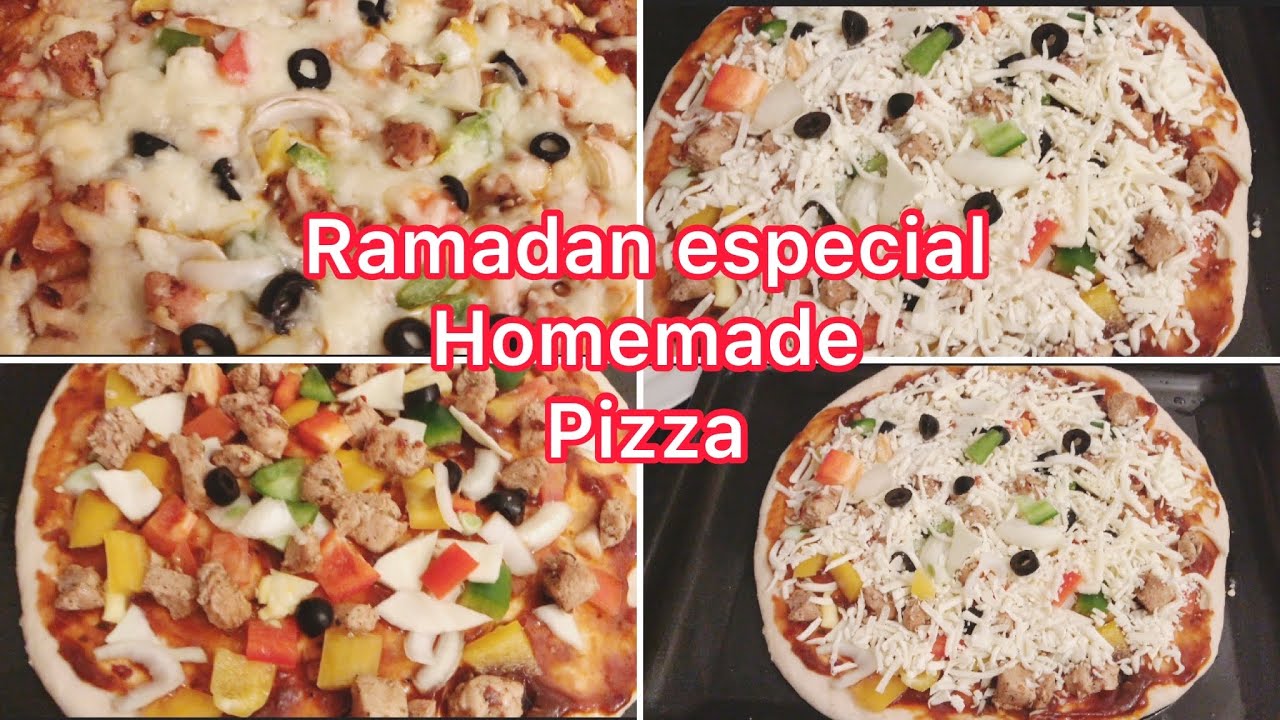 Ramadan especial homemade pizza recipe/simple and easy/tasty food and ...