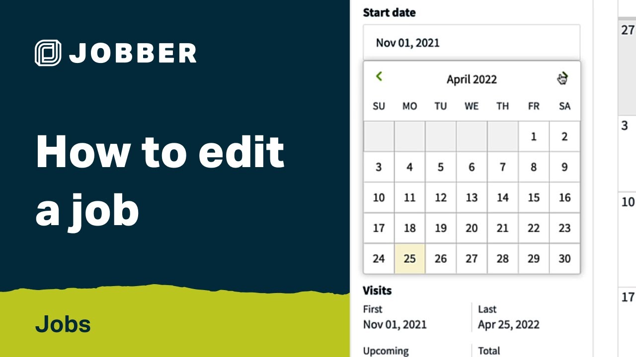 How to Edit A Job with Jobber | Jobs - YouTube