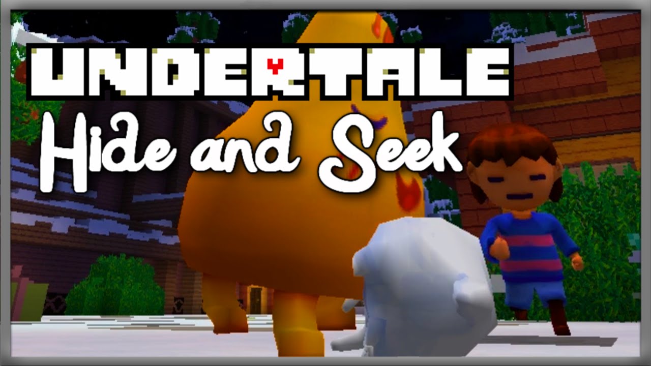 Undertale! | Minecraft Hide and Seek! | Hiding in Snowdin! - YouTube