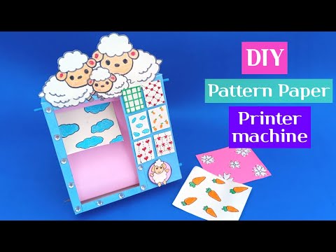 DIY Pattern paper printer machine / How to make Pattern paper printer ...