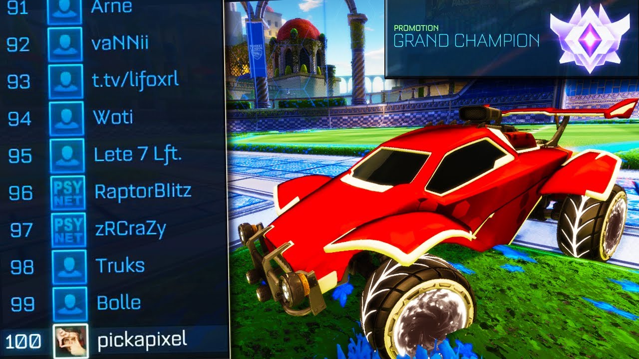 I became one of the Top 100 ranked players in Rocket League... - YouTube