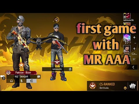First cs gameplay with MR AAA | Watch till end | and subscribe my channel - YouTube