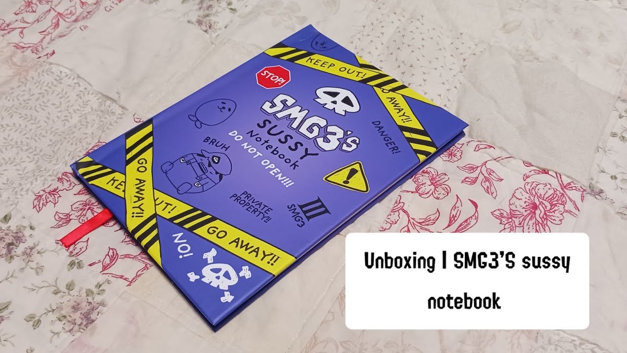 Unboxing | SMG3'S Sussy Notebook - YouTube