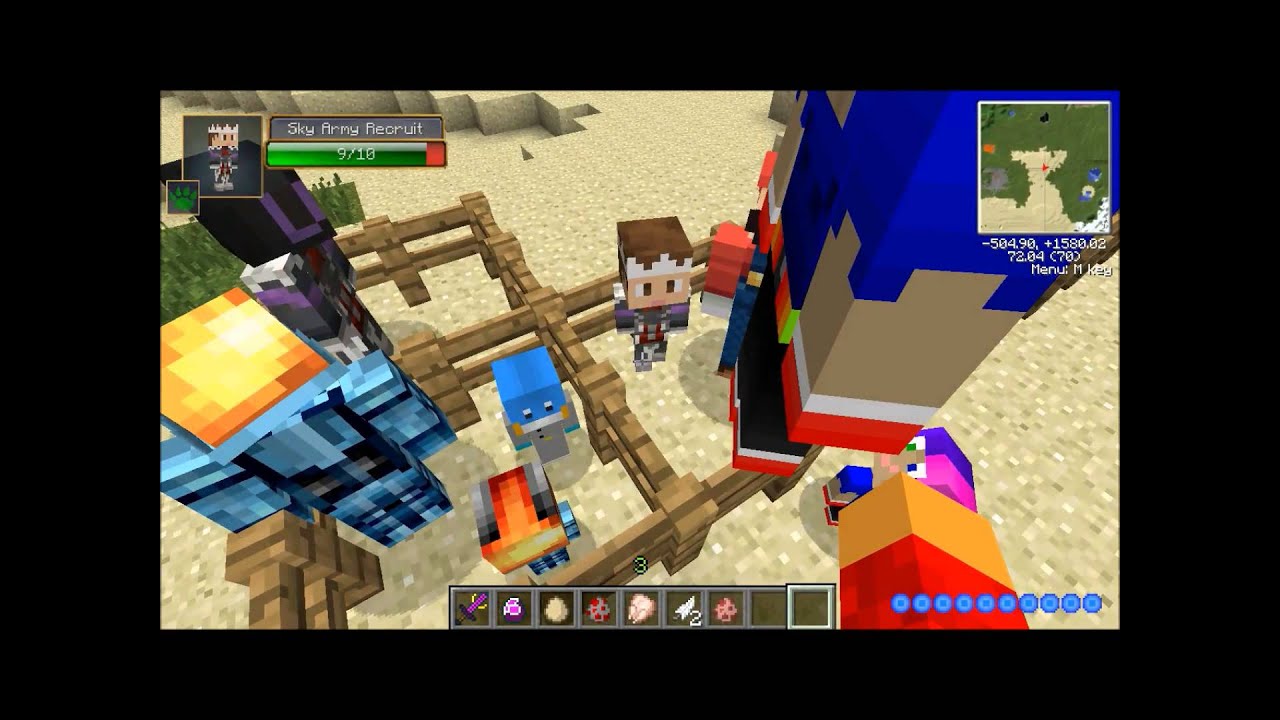 Minecraft Mod: Sky Army 1.4.6/7 - YouTube
