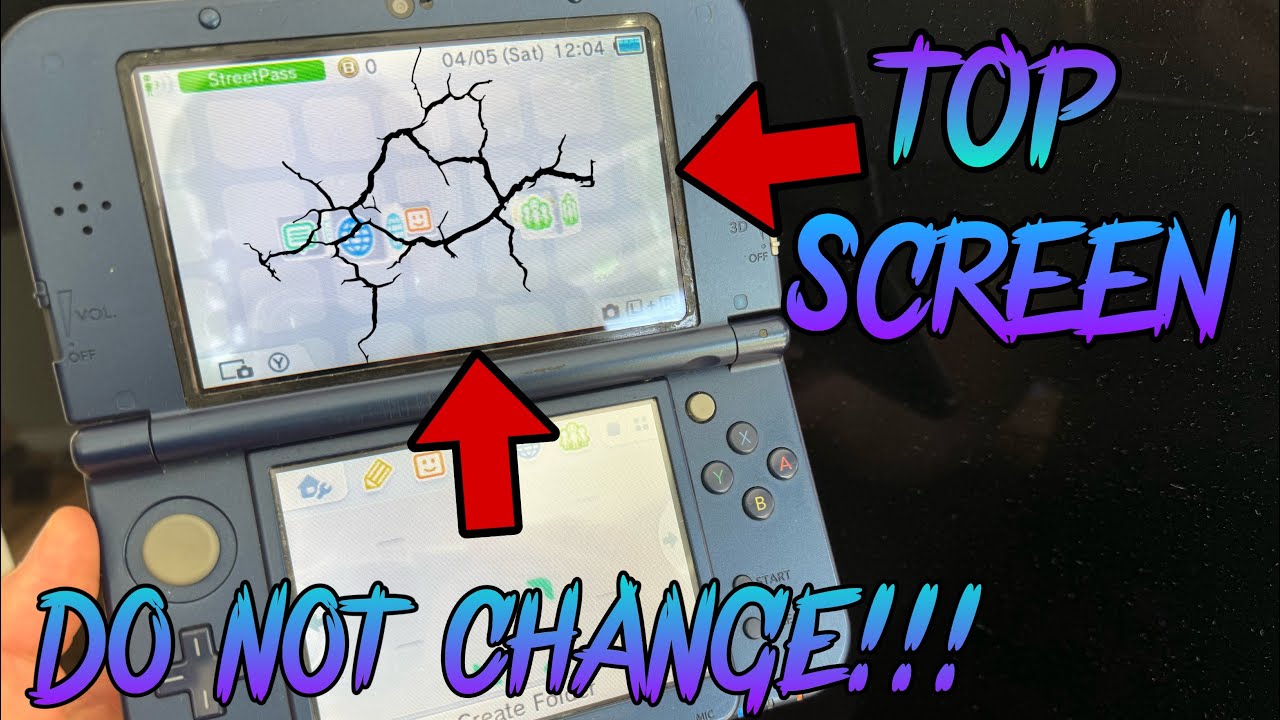 DO NOT CHANGE THE TOP SCREEN ON YOUR NINTENDO DS/3DS! - YouTube