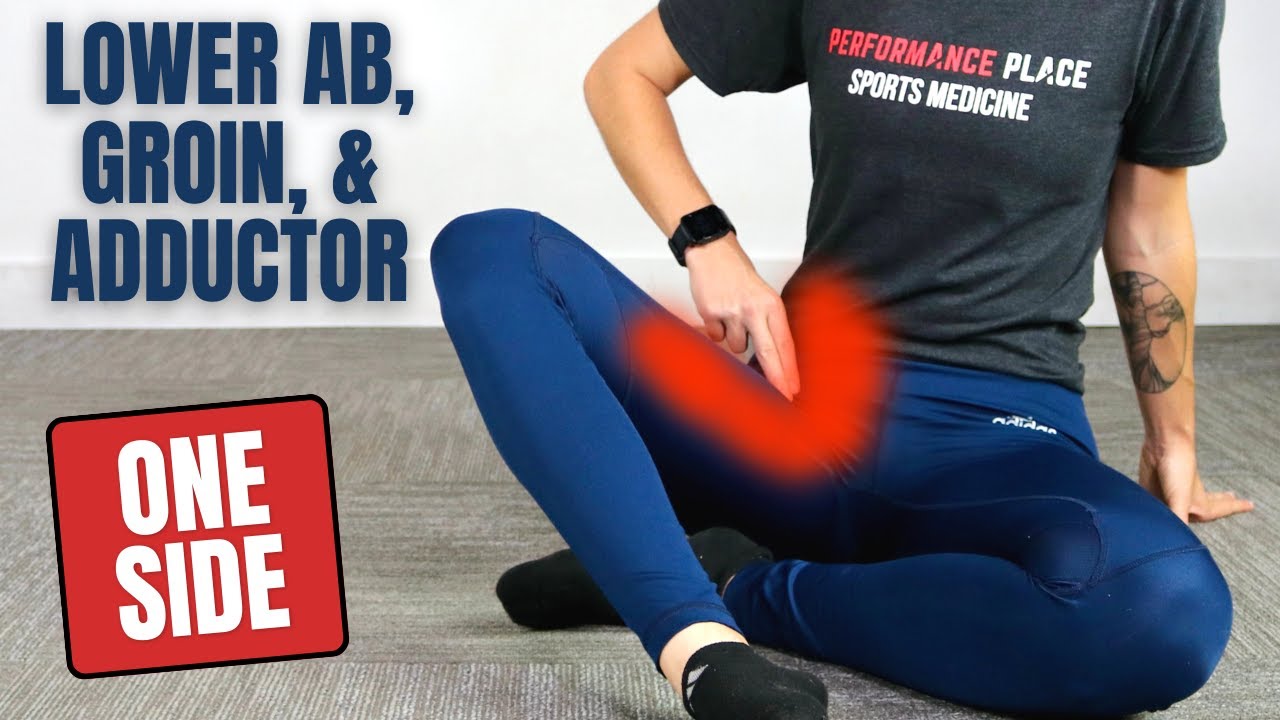 Lower Abdominal Strain, Groin and Adductor Strain Pain Relief Stretch ...