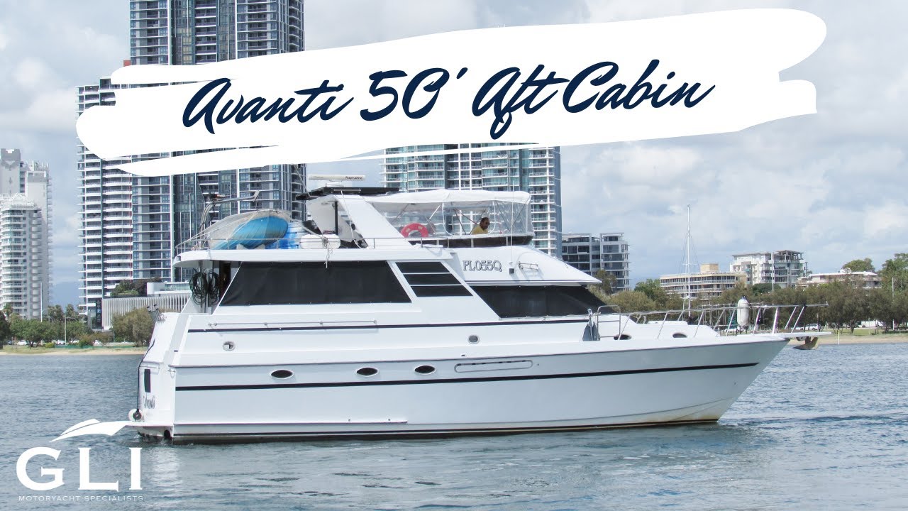 AVANTI 50' AFT CABIN MOTOR YACHT - YouTube