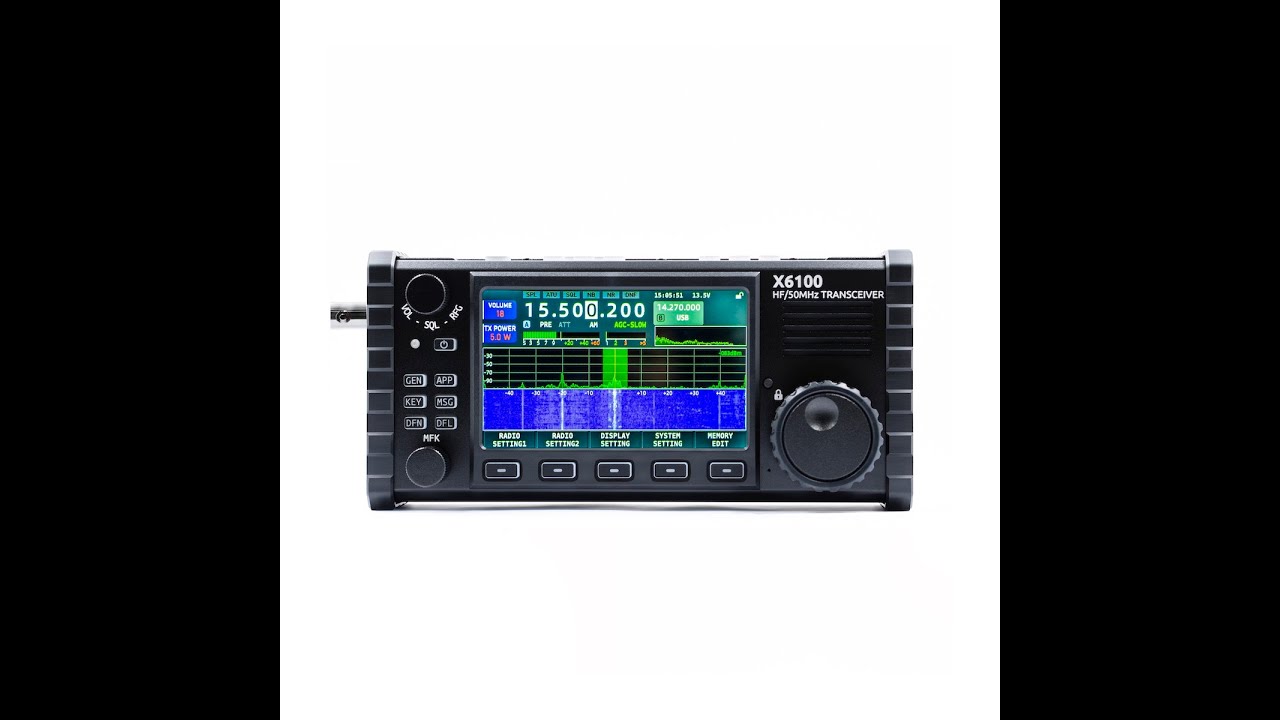 Unboxing the Xiegu X6100 transceiver - YouTube