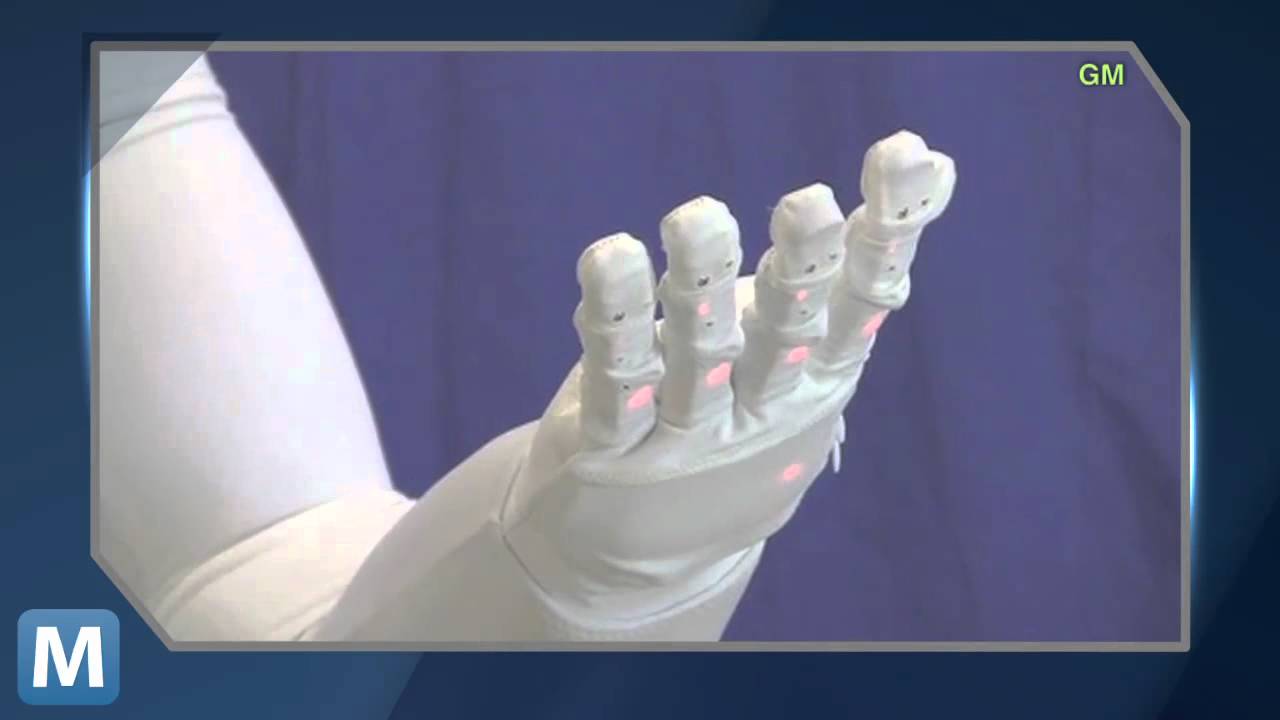 NASA, GM Develop Robo-Glove, Make Human Hand Stronger - YouTube