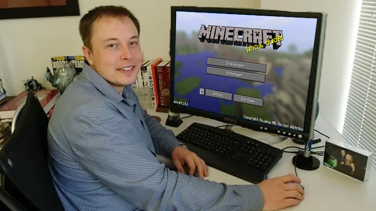 If Elon Musk Plays Minecraft - YouTube