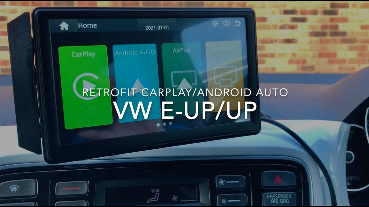 AliExpress Wireless CarPlay/Android Auto unit in VW E-Up! PART 2 - YouTube