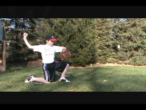 Baseball Throwing Progression - One Knee Throwing - YouTube