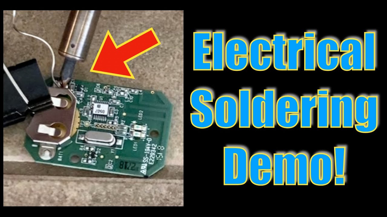 Electrical Soldering Demonstration | DIY | How To - YouTube