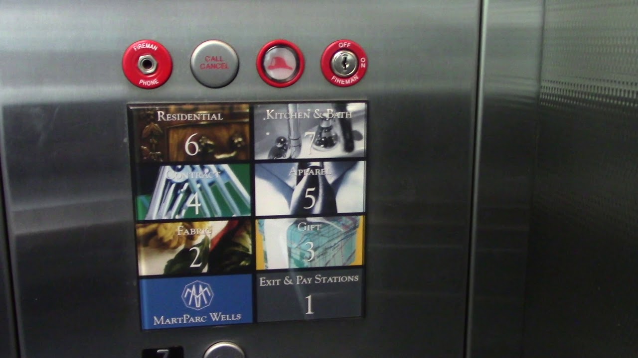 Montgomery KONE Traction Elevators @ Merchandise Mart Parking Garage in ...