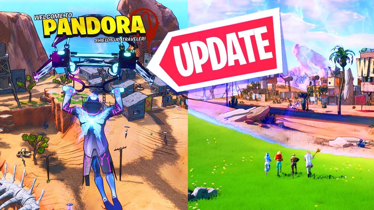FORTNITE x BORDERLANDS UPDATE!! NIEUW GEBIED IN FORTNITE HEET PANDORA ...