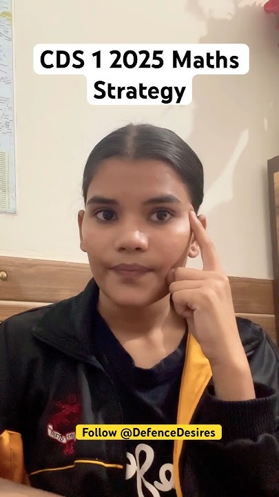 CDS 1 2025 Maths strategy - YouTube