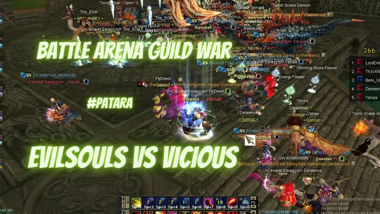 Patara | EvilSouls vs Vicious | Battle Arena Guild War - YouTube